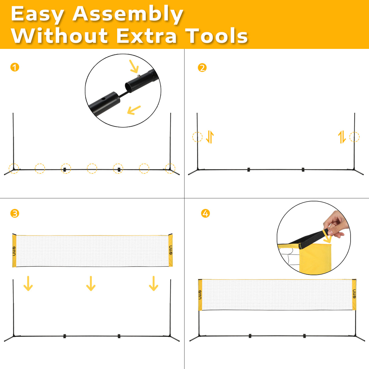 A11N Height-adjustable Portable Net | A11N SPORTS